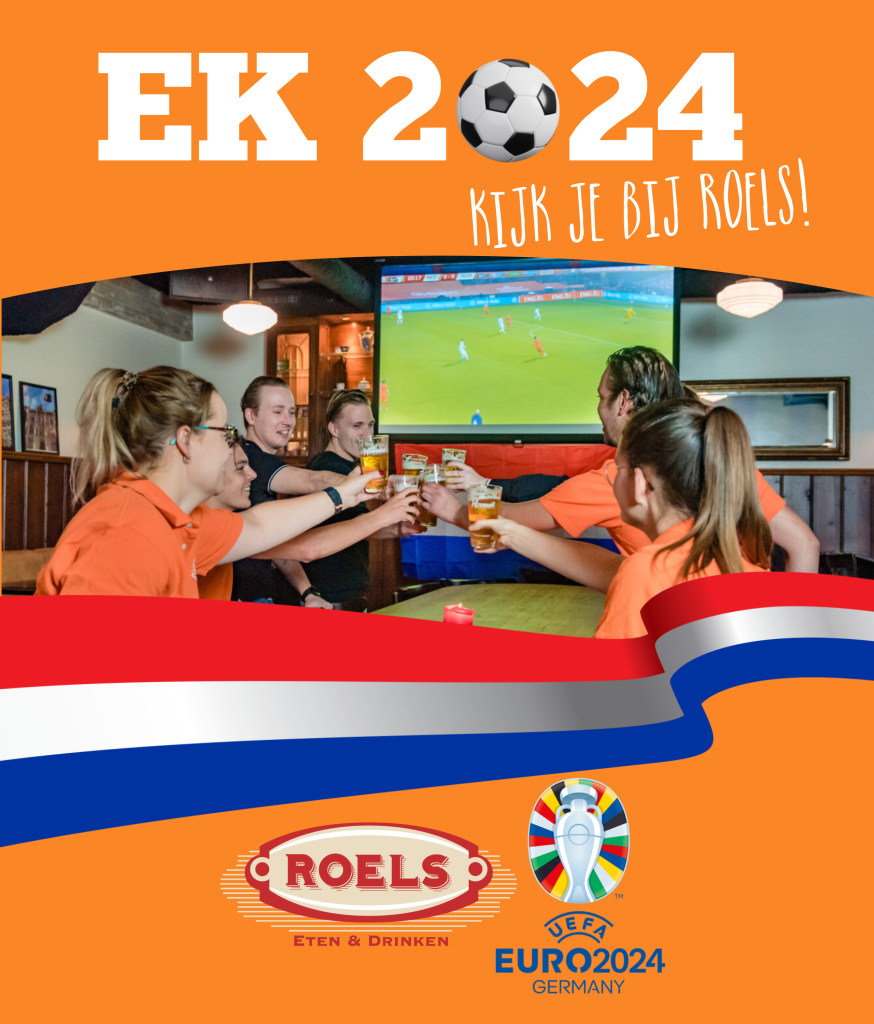 EK bij Roels - Roels: lunch, borrel en diner